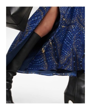 Altuzarra Safia Silk Maxi Skirt - Blue