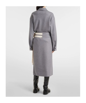 JIL SANDER Wool-blend Wrap Skirt