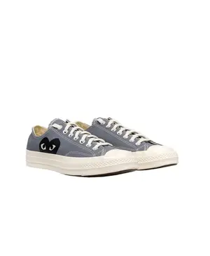 Play Comme Des Garcon Logo Lace-up Casual Shoes