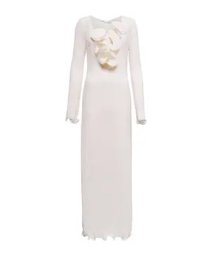 Magda Butrym Long Sleeve Dress - White