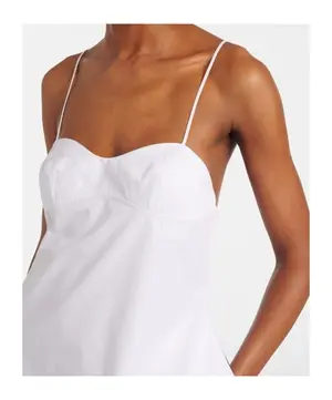 RÓHE Cotton Back Slit Dress