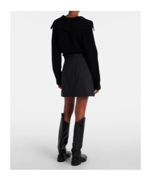 Plan C Sequined Wool-blend Miniskirt
