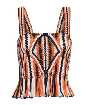 Gabriela Hearst Amalia Macramé Tank Top - Multicolor