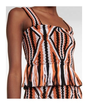 Gabriela Hearst Amalia Macramé Tank Top