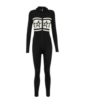Perfect Moment Après Team Striped Wool Ski Suit
