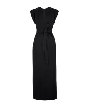 Wardrobe.NYC Maxi Dress With Belt - Black