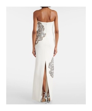 Rebecca Vallance Layana Strapless Embellished Gown
