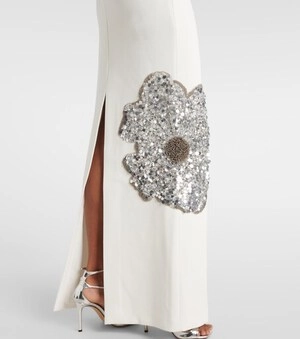 Rebecca Vallance Layana Strapless Embellished Gown