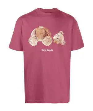 Palm Angels Teddy Bear-print Logo T-shirt