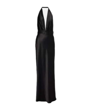 NILI LOTAN Halter Neck Dress - Black
