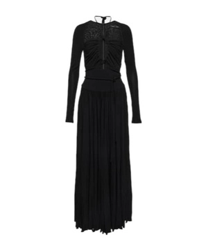 Proenza Schouler Cutout Jersey Maxi Dress - Black