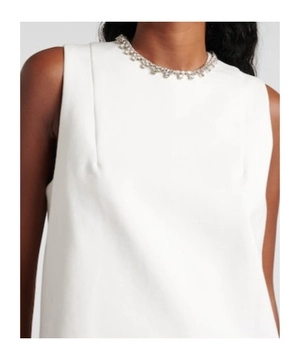 AREA Embellished Minidress