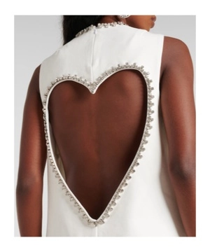 AREA Embellished Minidress