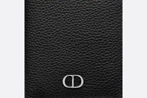 Dior Cd Icon Vertical Bifold Card Holder