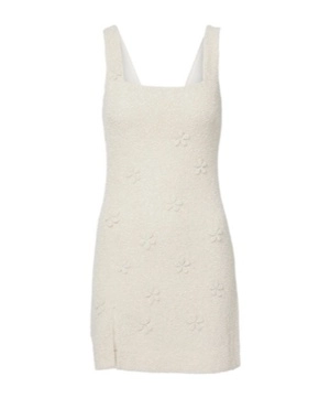 Staud Le Sable Beaded Minidress