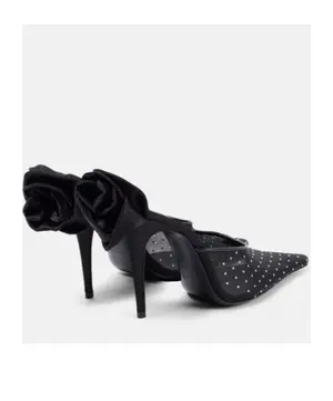 Magda Butrym Crystal-embellished Mesh Pumps