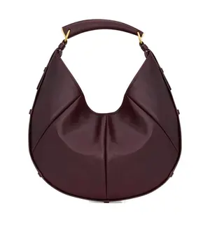 Saint Laurent Mombasa Medium In Leather - Red