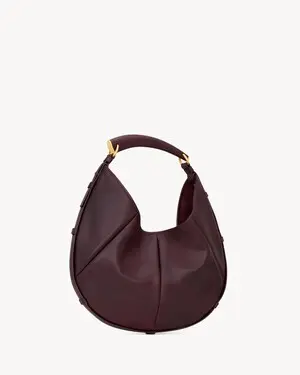 Saint Laurent Mombasa Medium Leather Hobo Bag