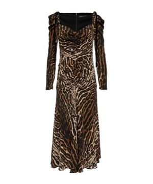 Proenza Schouler Leopard-print Midi Dress - Multicolor