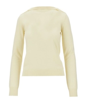 Loewe Merino Wool Sweater With Anagram Embroidery - Nude