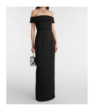 EMILIA WICKSTEAD Sima Off-shoulder Seersucker Cloqué Gown