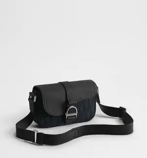 Dior Mini Saddle Heritage Messenger Bag With Flap