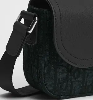 Dior Mini Saddle Heritage Messenger Bag With Flap