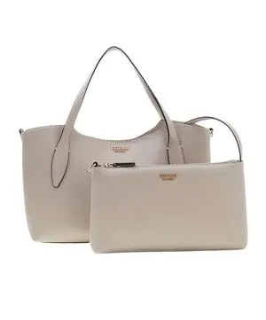 Guess Logo-letter Shoulder Bag - Nude
