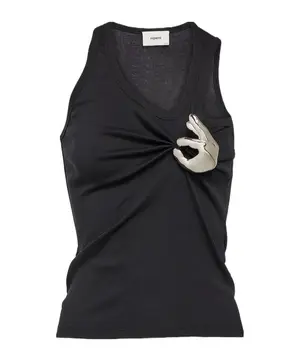Coperni Emoji-decorated Vest - Black