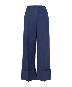 Valentino Garavani Crepe Couture Wide-leg Pants