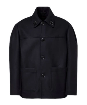 Simone Rocha Embellished Wool-blend Jacket - Black