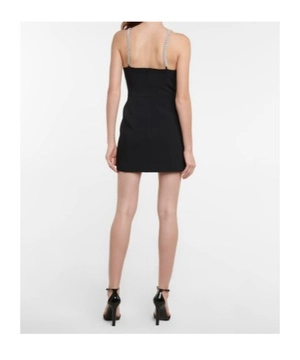 David Koma Embellished Mesh-panel Minidress