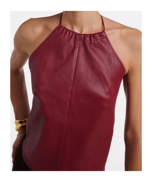 Stouls Rosie Open-back Leather Top