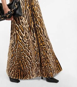 Proenza Schouler Leopard-print Crêpe Maxi Dress