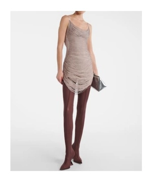 Attico Mesh Over-the-knee Boots