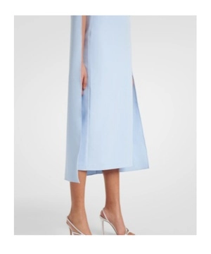 SAFIYAA LONDON Oria Caped Crêpe Cocktail Dress