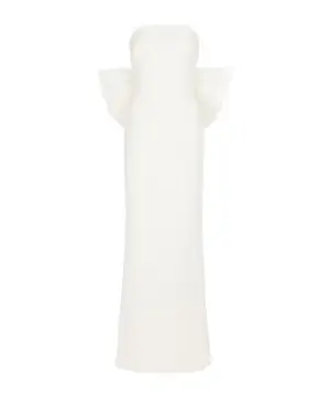 Rebecca Vallance Bridal Rosette Crêpe Gown