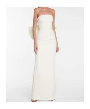 Rebecca Vallance Bridal Rosette Crêpe Gown