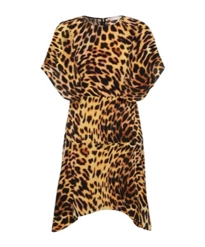 Stella McCartney Animal-print Minidress - Brown