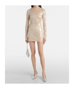 David Koma Sequined Minidress