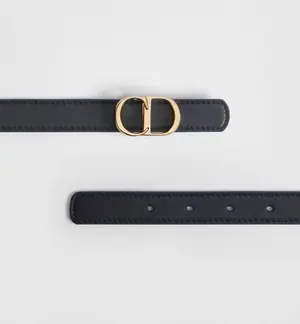 Dior Reversible Cd Icon Belt - Black