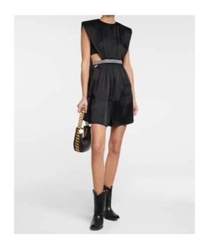 Stella McCartney Embellished Satin Minidress