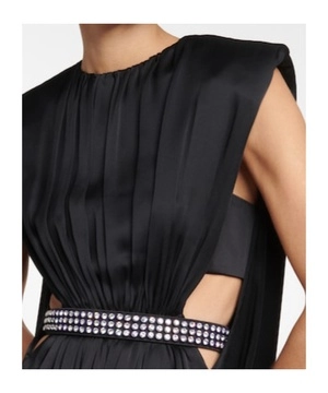 Stella McCartney Embellished Satin Minidress