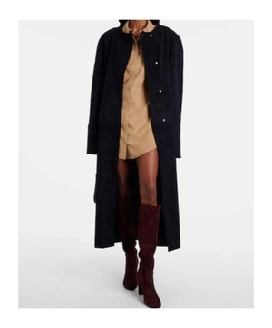 Stouls Geraldine Suede Shirt Dress