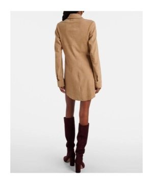 Stouls Geraldine Suede Shirt Dress