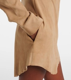 Stouls Geraldine Suede Shirt Dress