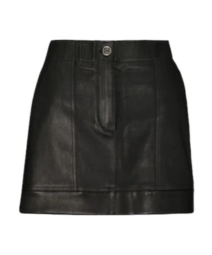 STOULS Linette Leather Miniskirt