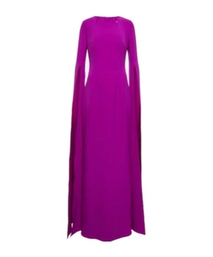 SAFIYAA LONDON Crepe Gown - Purple
