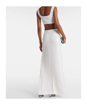 Galvan Beating Heart Sequin Crop Top