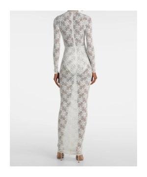 Alex Perry Sheer Lace Gown
